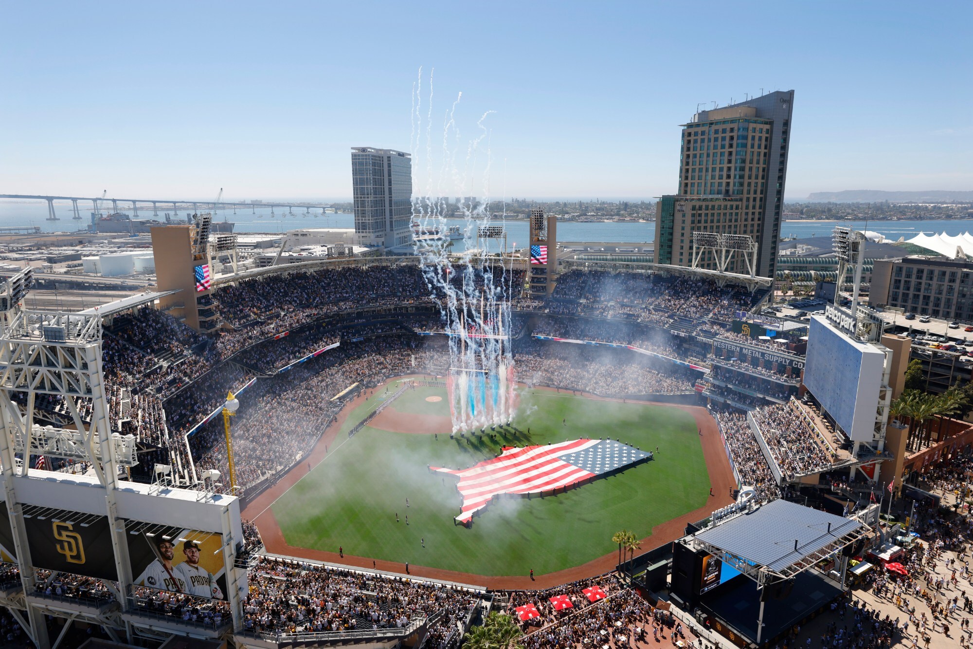 Padres scene & heard: Opening-day optimism, fashion choices, loud ...