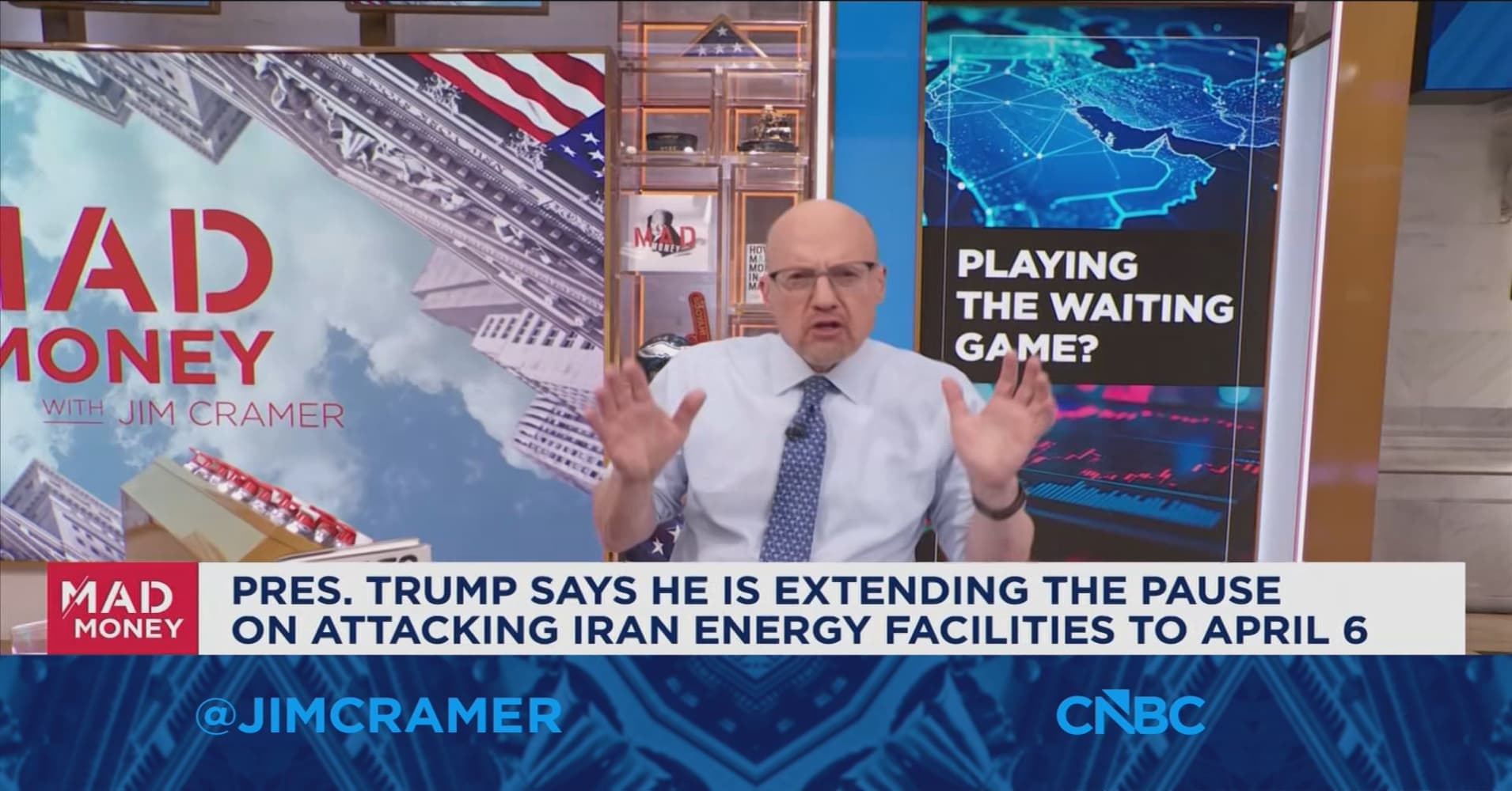 I'd wait on Nvidia right now, says Jim Cramer
