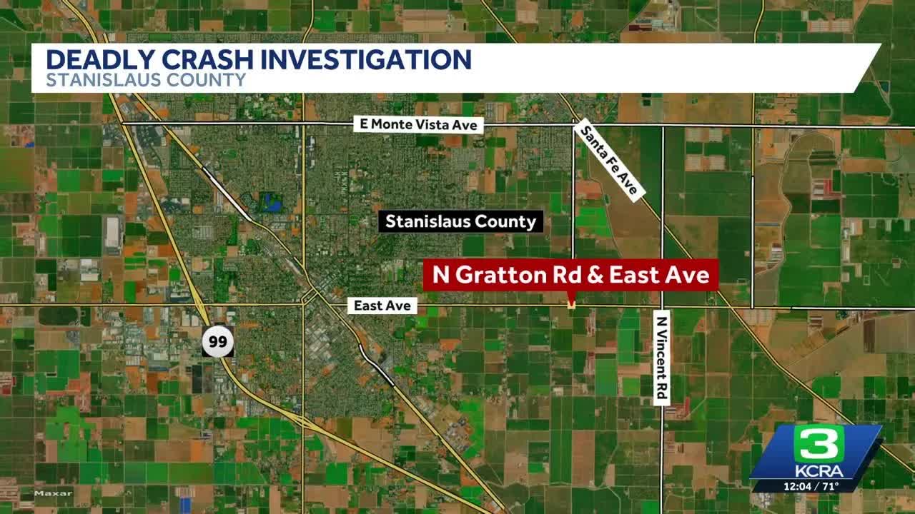 80-year-old woman dies in Stanislaus County crash near Turlock