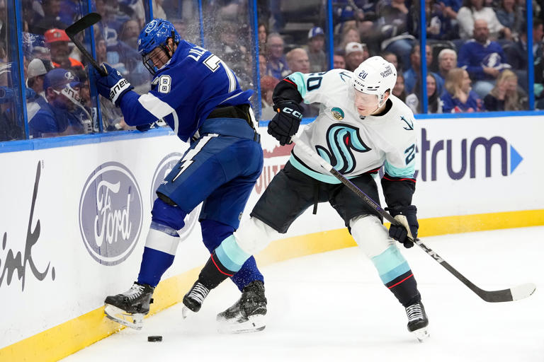 Montour scores in OT to lead Kraken past Lightning 4-3