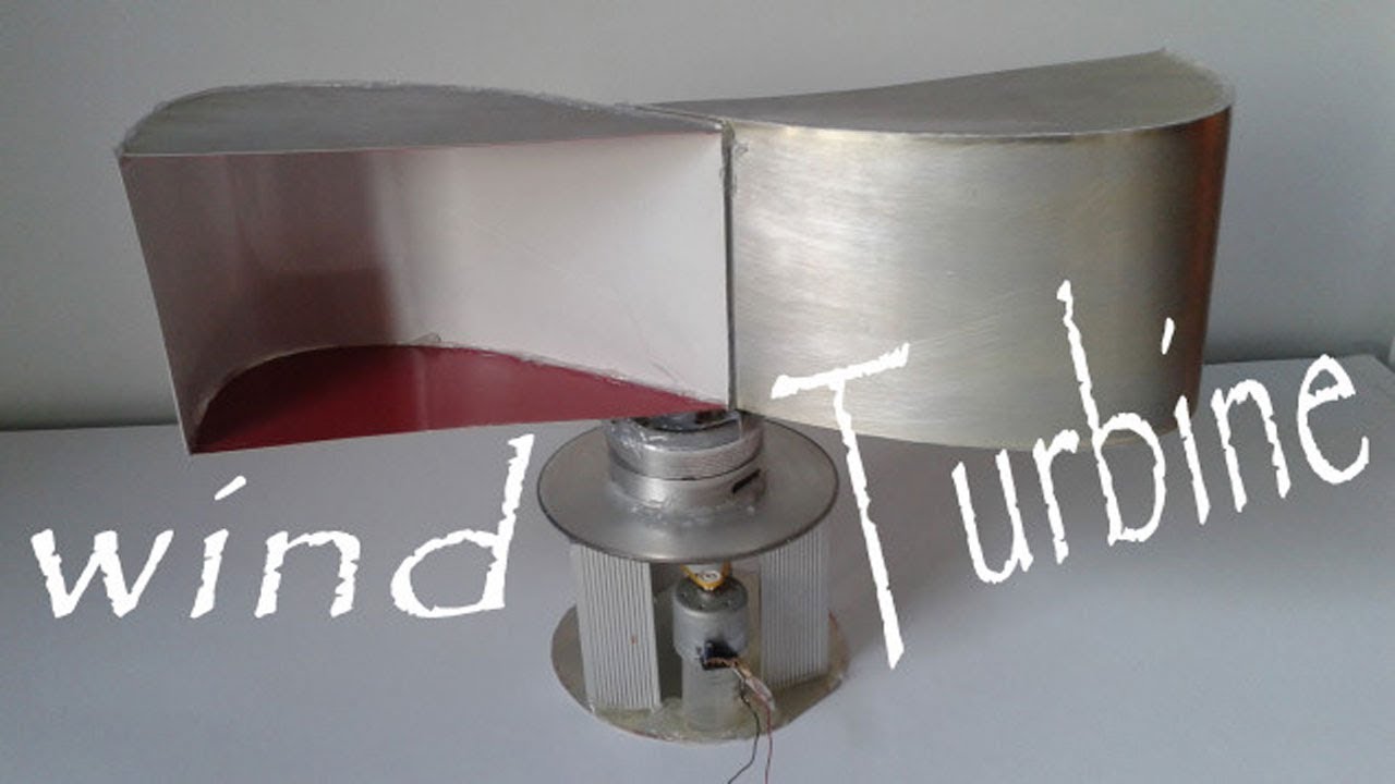 How to make free energy wind turbine DIY project