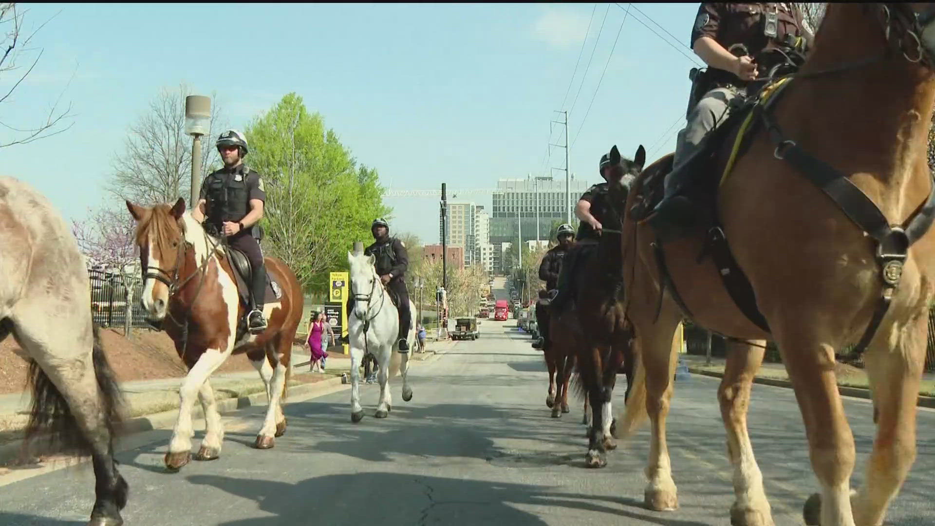 APD shares glimpse of how Mounted Patrol Unit will be used when World ...