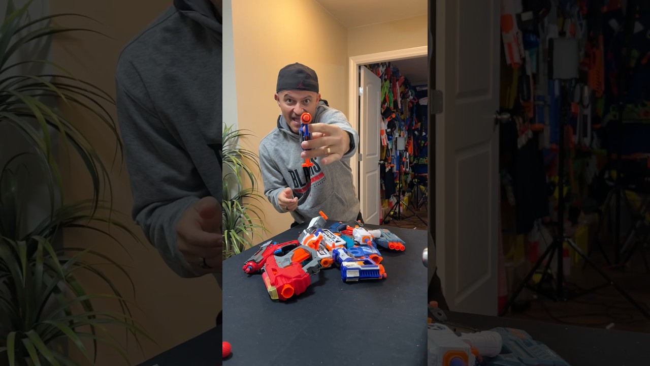 Everyday Nerf nut shot carry!