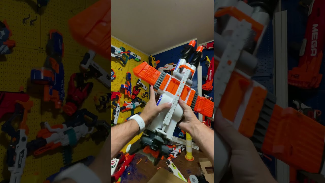 Hardest Nerf gun reload pt. 3 #shorts
