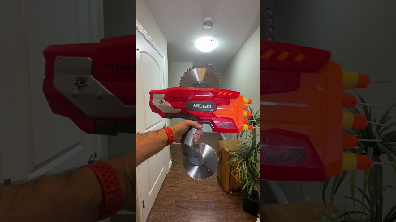 Warning - Nerf chainsaw!