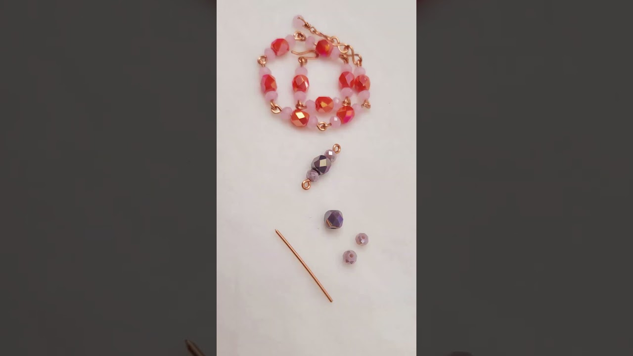 Basic bracelet | Beginner | Necklace | Simple | Bead jewelry | DIY