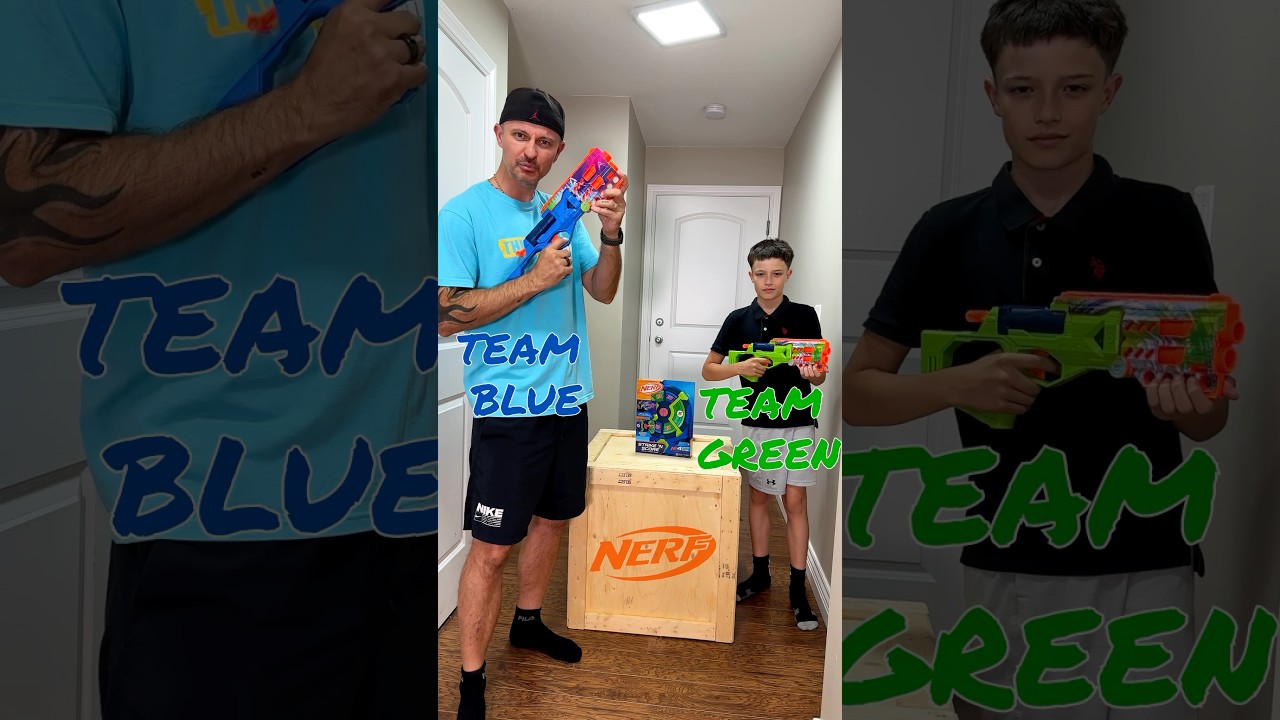 Nerf slime challenge!