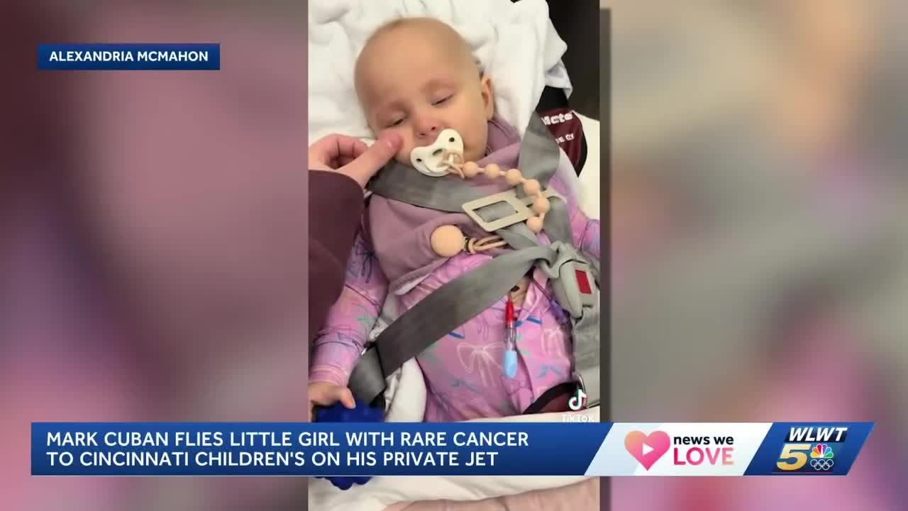 Mark Cuban helps fly young girl with rare cancer to Cincinnati Children ...