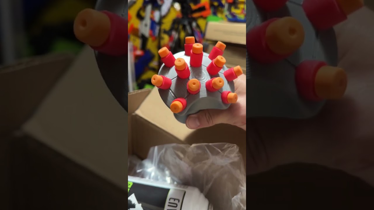 Nerf gas grenade launcher!