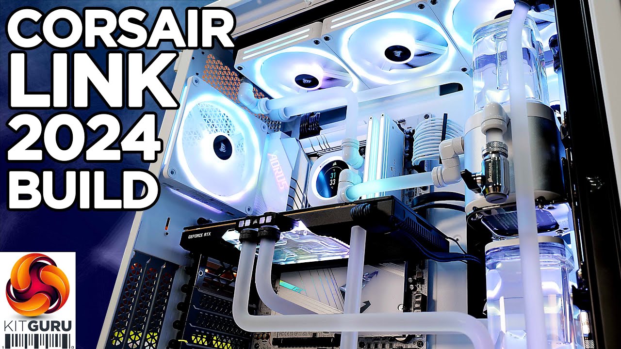 Corsair Hydro X iCUE Link | Hard tube custom loop ($5000 build)