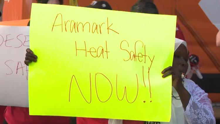 'Suffocating': Workers at ASU Panda Express strike, citing unsafe heat ...