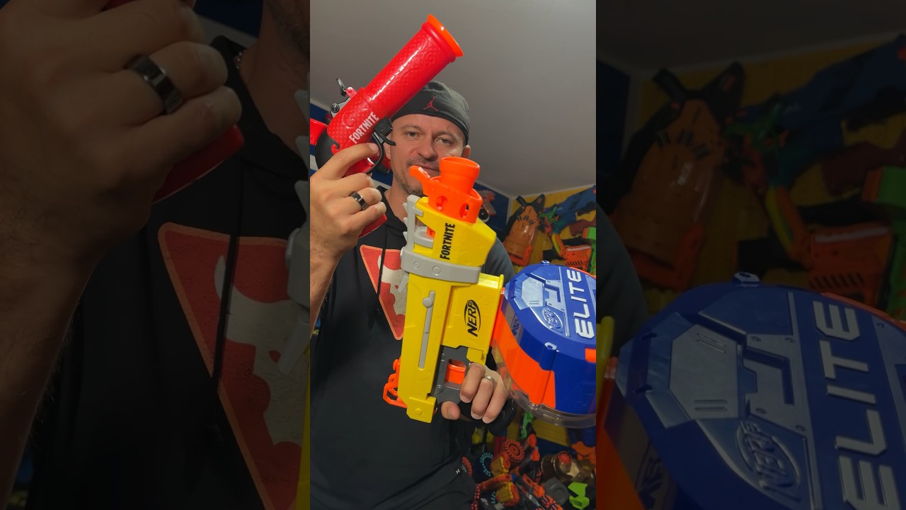 Nerf Flintknock vs Fortnite SMG