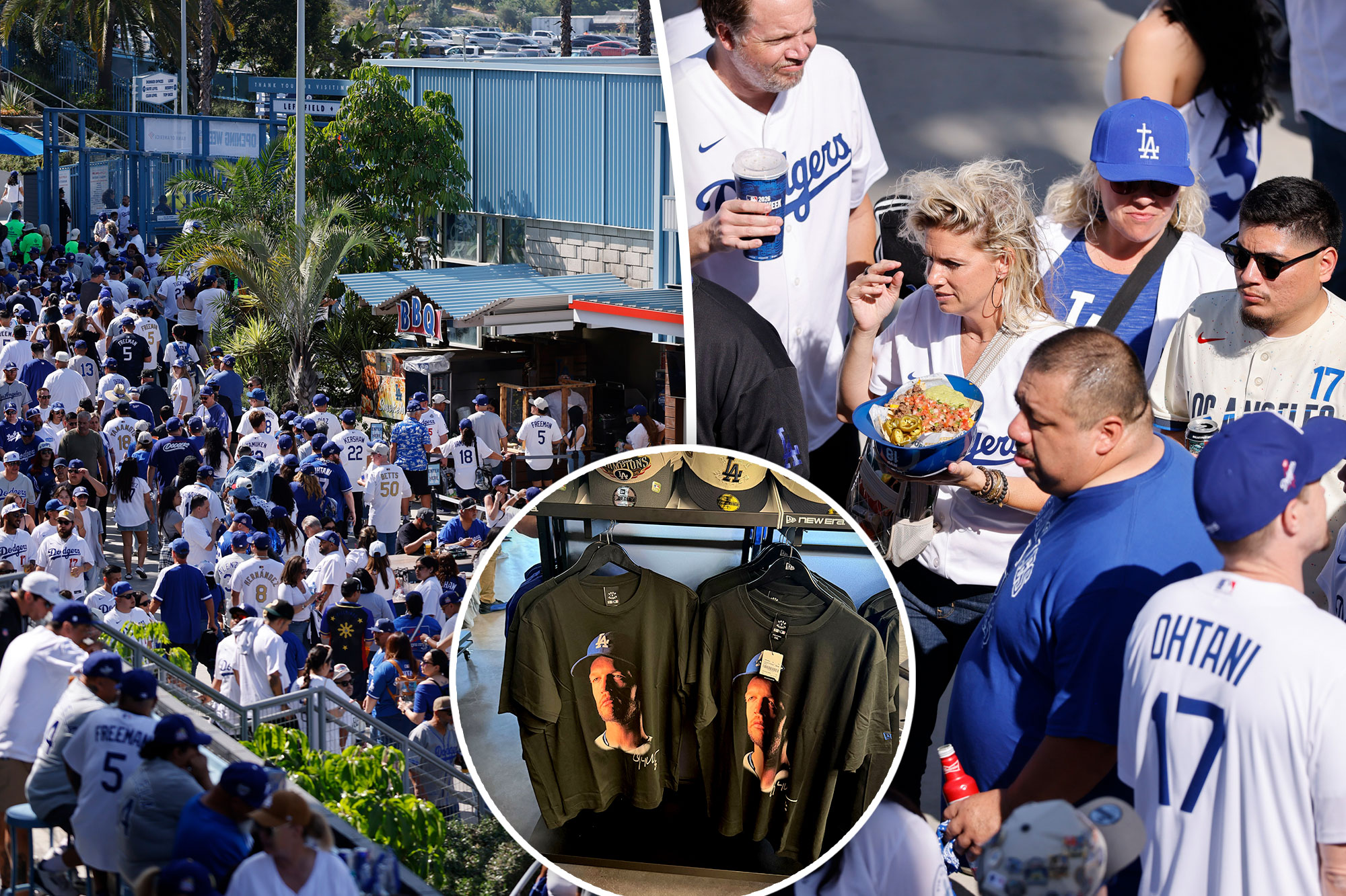 Rare Dodgers merch draws massive lines during opening day