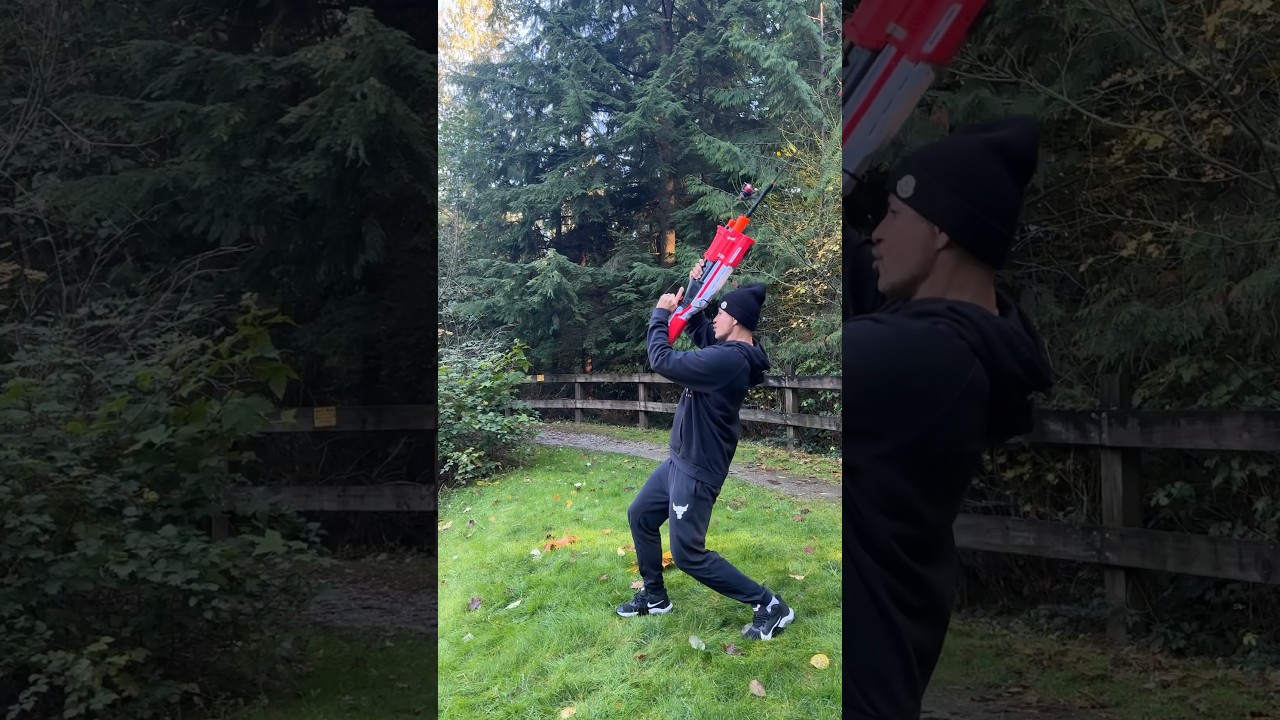 Nerf fishing gone wrong!