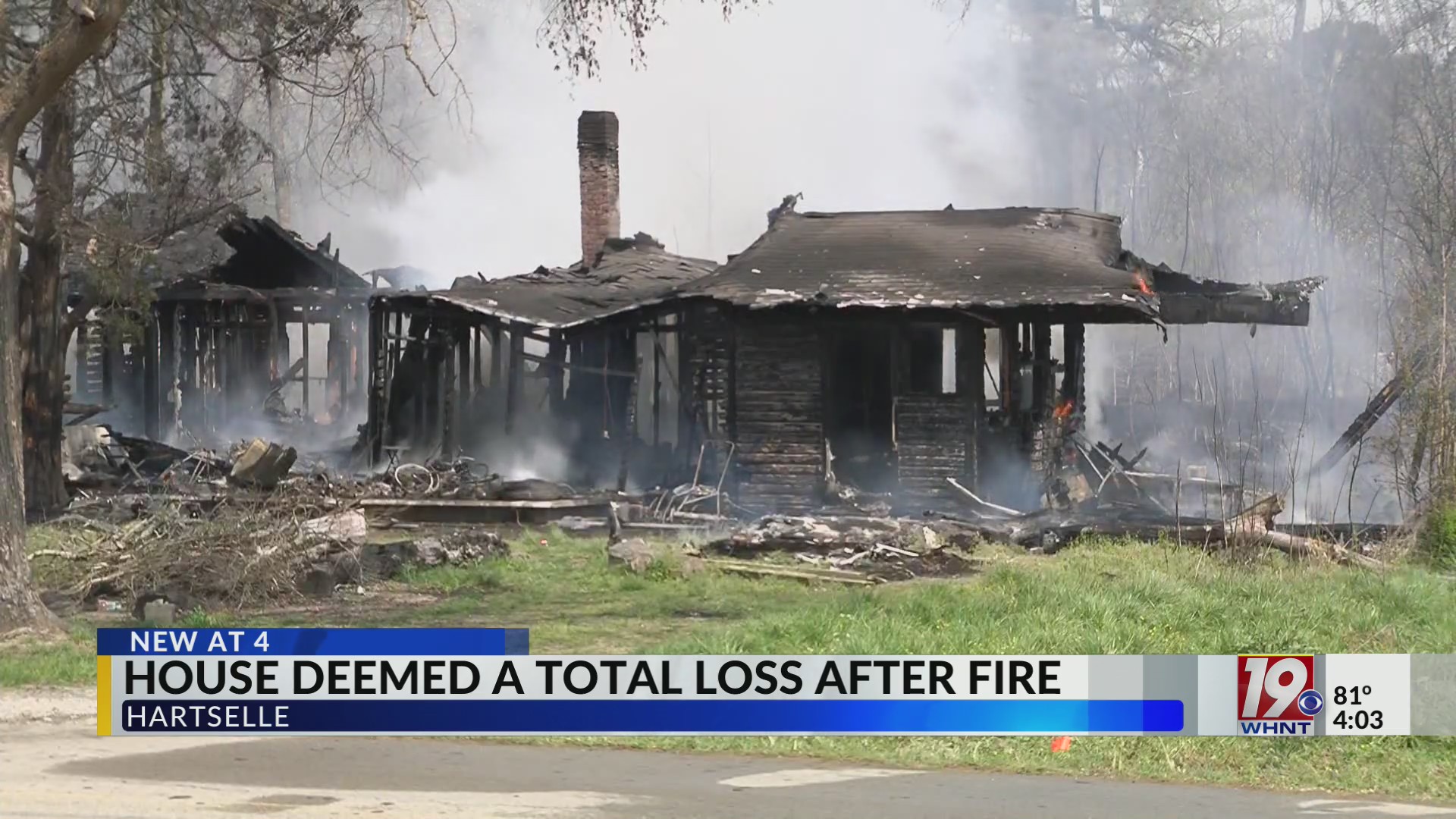 House deemed a total loss after fire | March 26, 2026 | News 19 at 4 p.m.