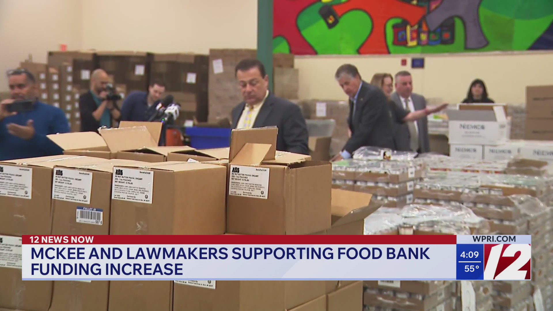 Gov. Dan McKee, RI lawmakers support food bank funding increase