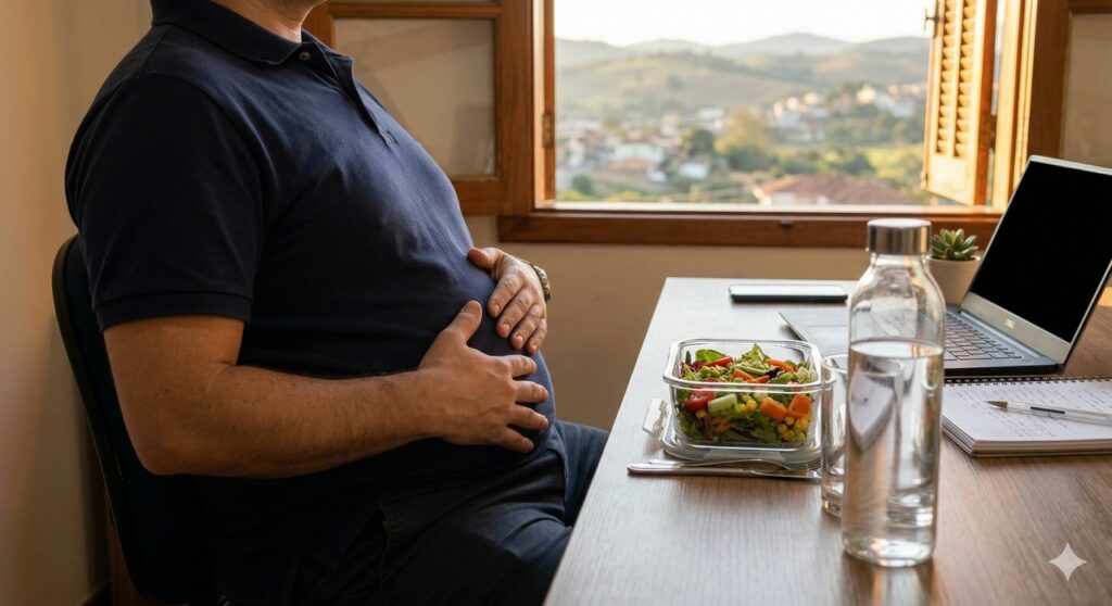 Barriga estufada no fim do dia? A hidratação pode destravar o intestino