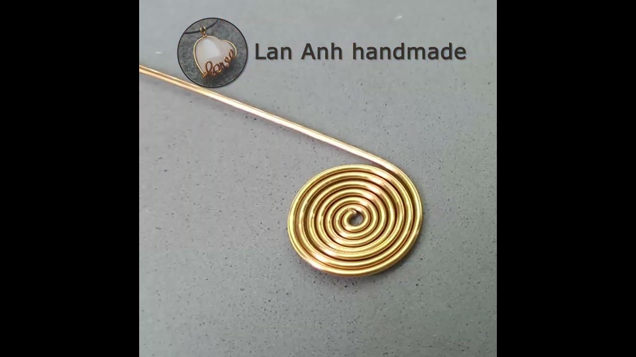 Earrings twisted round like coins | DIY | Handmade jewelry ideas ...