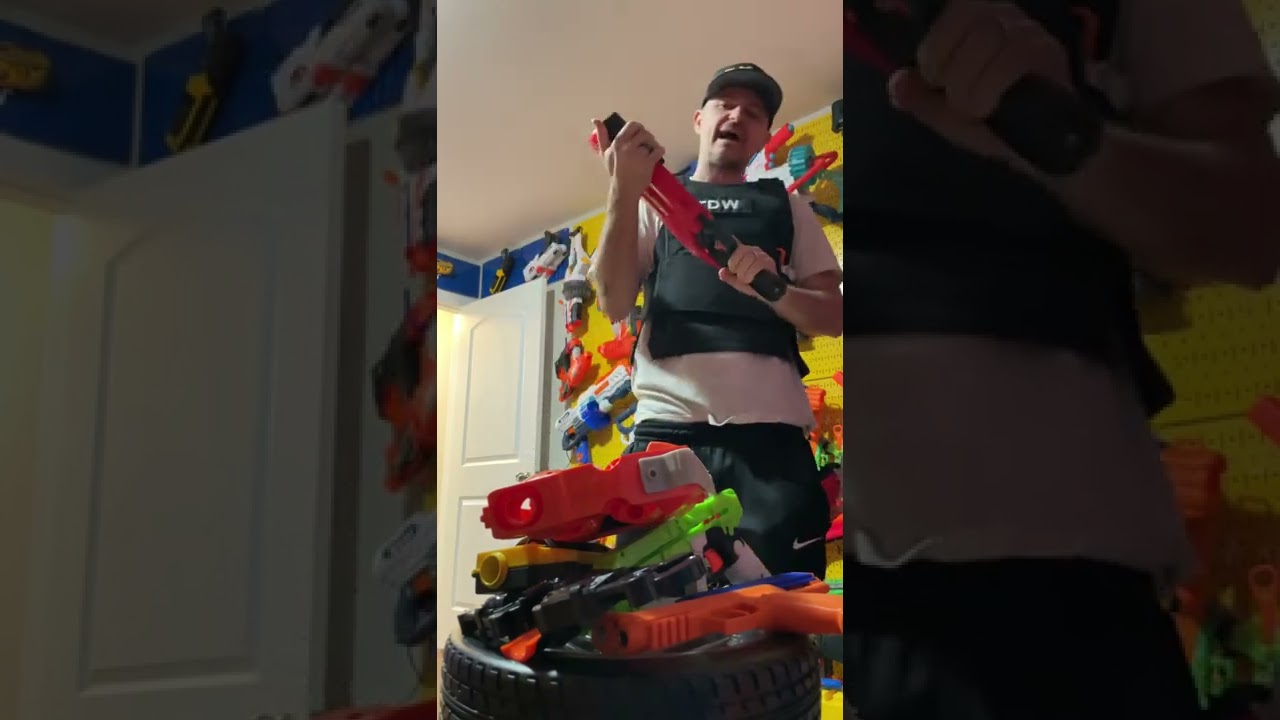 Everyday NERF carry 9 #shorts