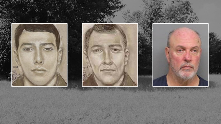 Renown Houston forensic sketch artist compares original drawing with ...