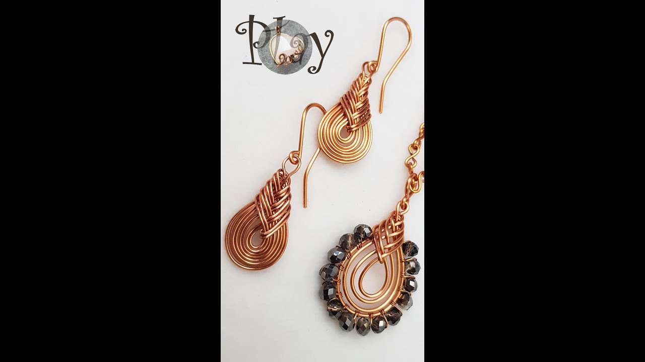 Play with wire | Pipa knot | Earrings | Pendant @LanAnhHandmade 638 #Shorts