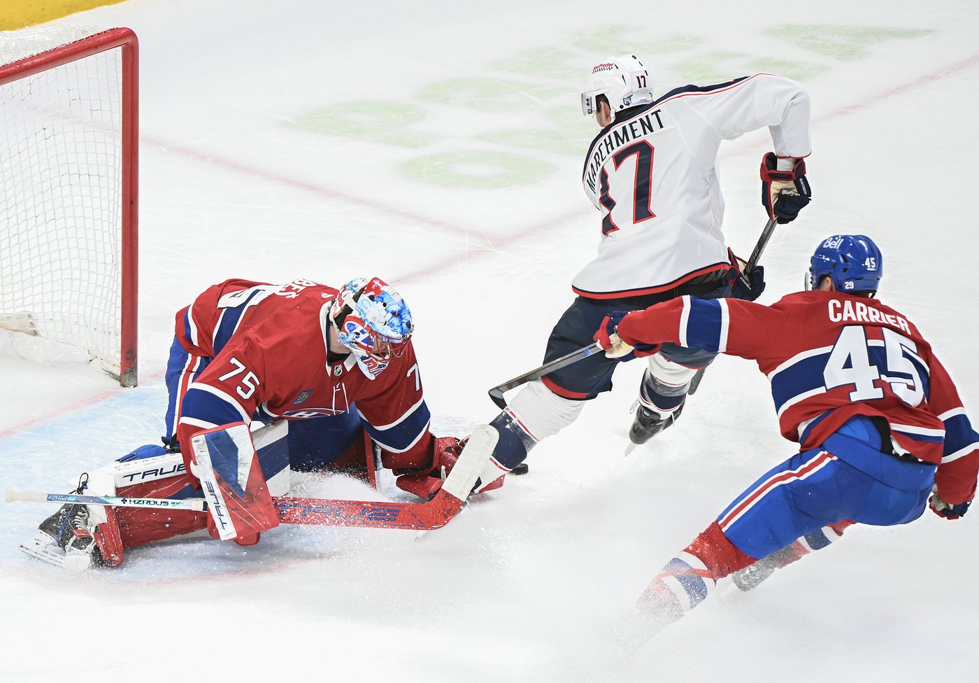 Bolduc brise l'égalité en troisième période et le Canadien bat les Blue ...