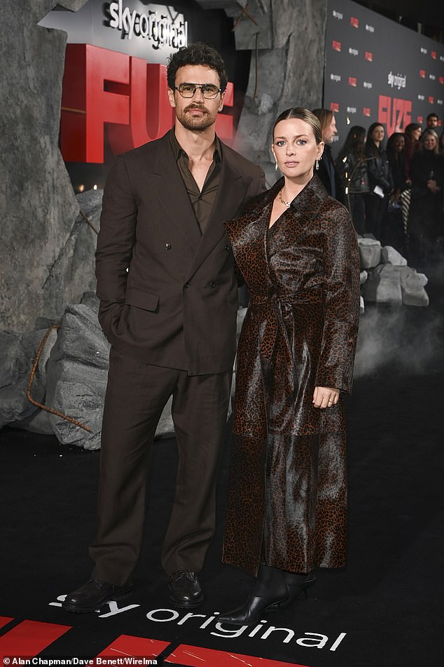 Theo James makes a rare red carpet appearance with his wife Ruth ...