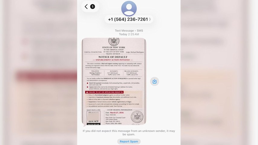 Officials warn of fake New York State Court text message scam