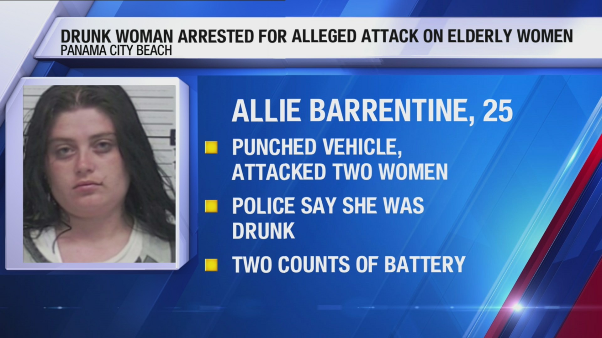 Woman arrested in alleged attack on elderly woman at beach