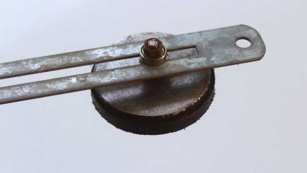 Cool idea! Don't throw away speaker magnet!