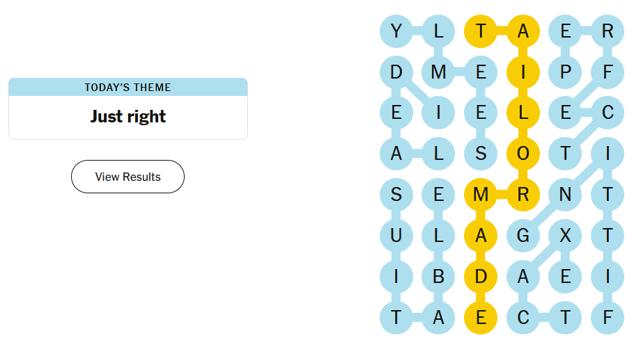 Today's NYT Strands hints and answer: solutions to game #755, March 28