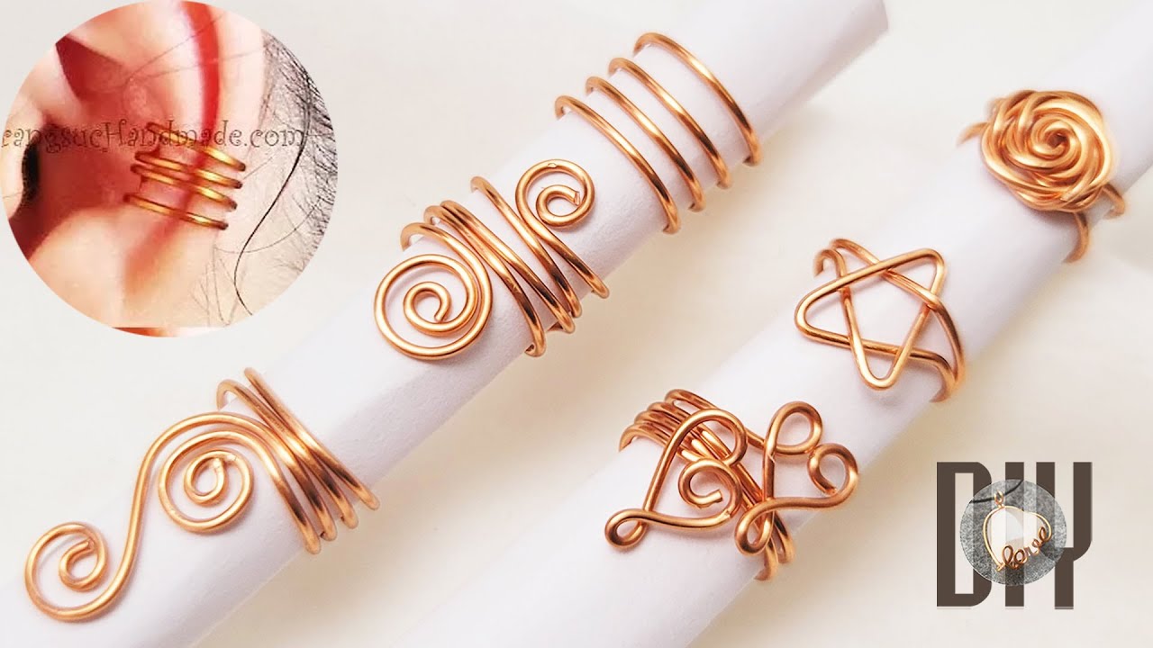 6 simple earcuff patterns | 2-5 minutes | DIY handmade jewelry ideas ...