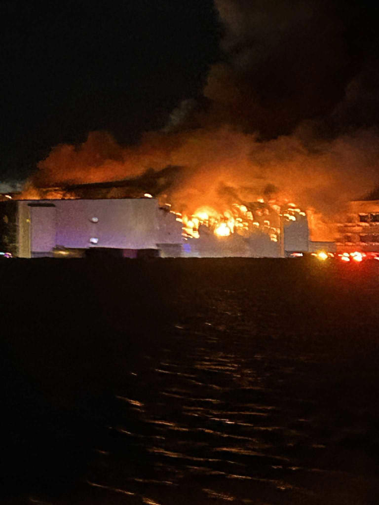 Firefighter injured, flocks killed in massive fire at north Iowa egg farm