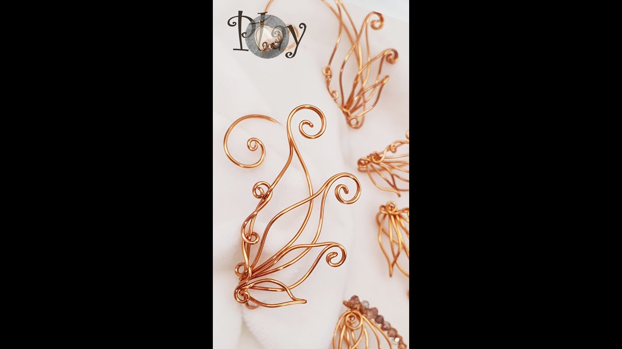 Play with wire | Angel wings | Fairy wings | Earcuff | Elf ear ...