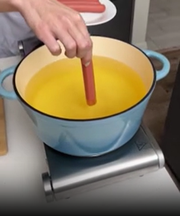 Deep fried hot dogs that everyone is talking about | Crispy snack ...