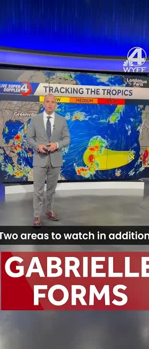 Gabrielle officially forms into a tropical storm and several other ...