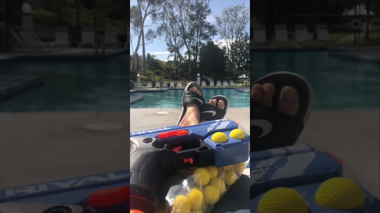 NERF pool patrol with MacDanny!