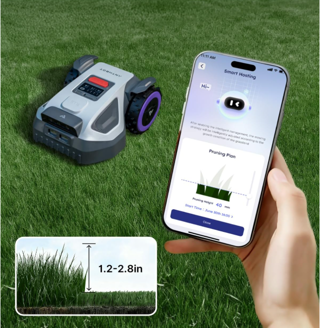 ANTHBOT M5 smart robot lawn mower gets massive discount – limited time ...
