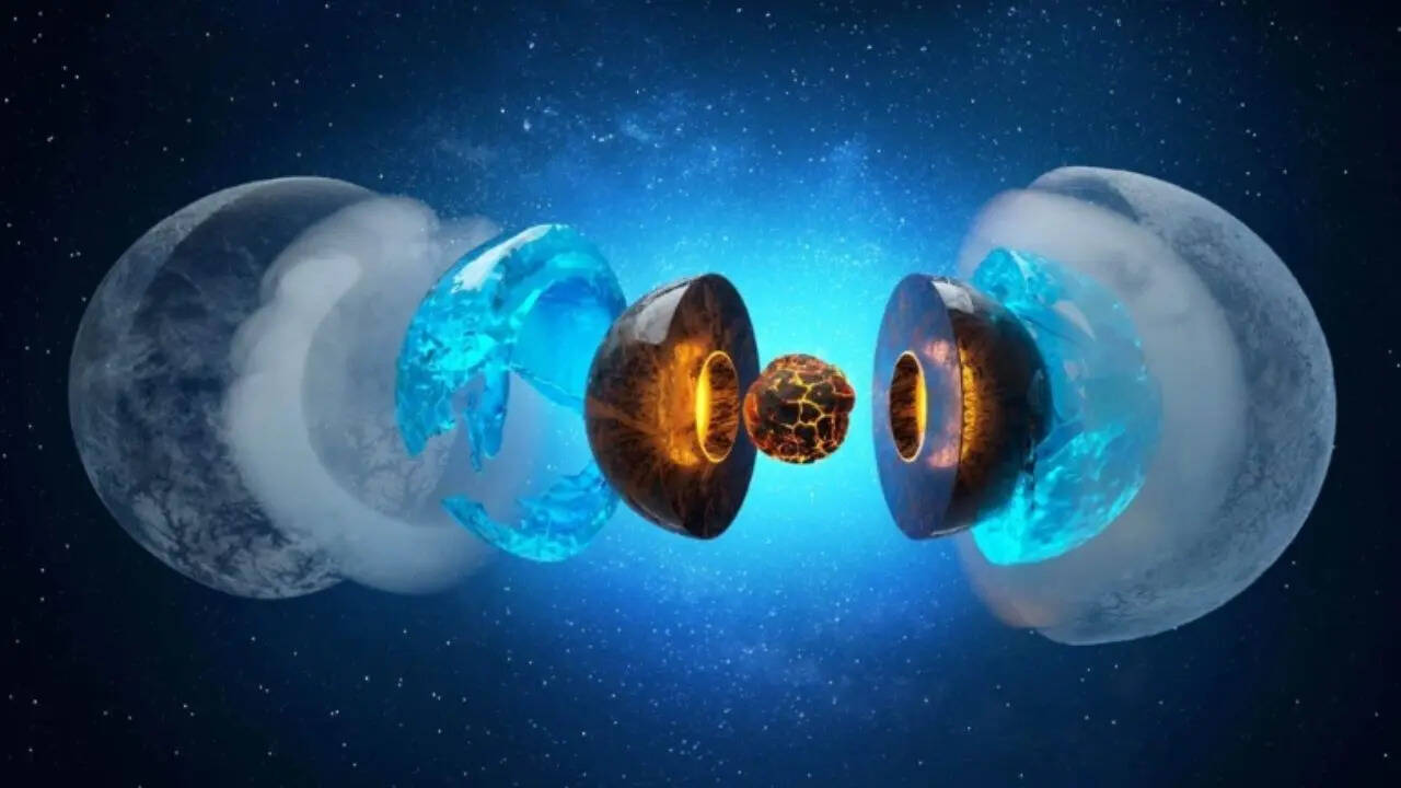 Scientists discover a hidden ocean 700 kilometres beneath Earth that ...
