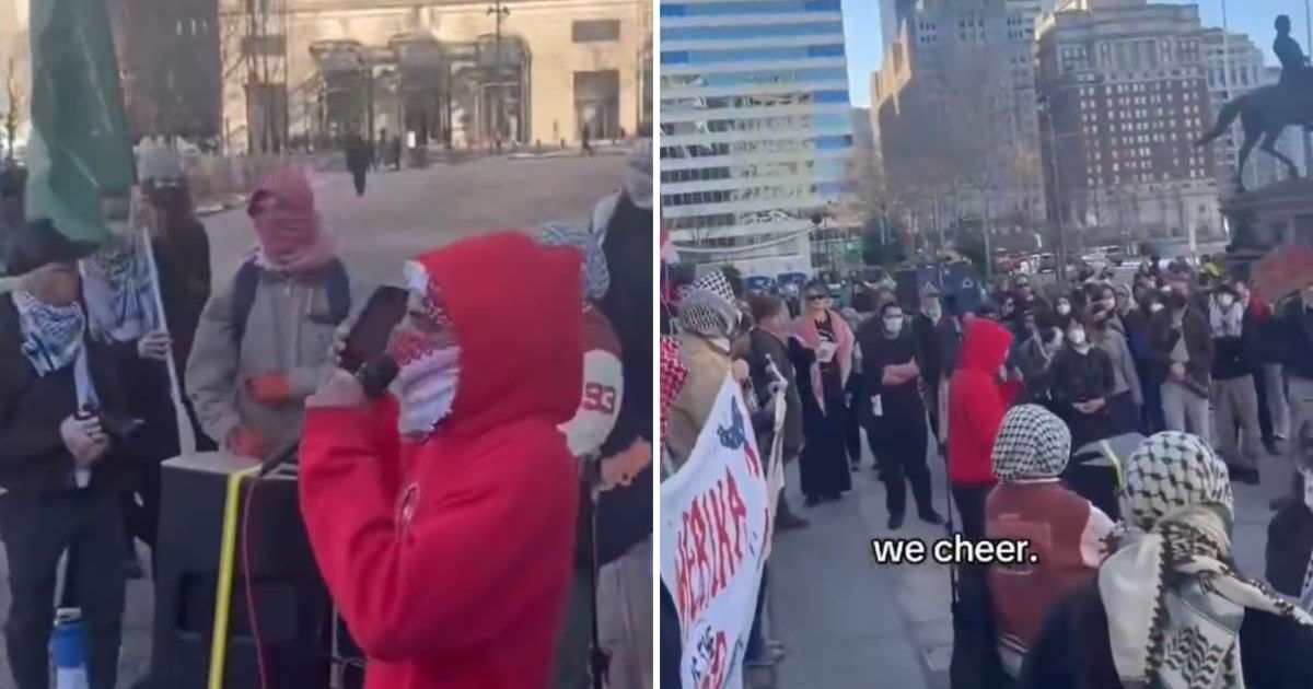 ‘We cheer’: Video shows vile scenes from Philadelphia protest endorsing ...
