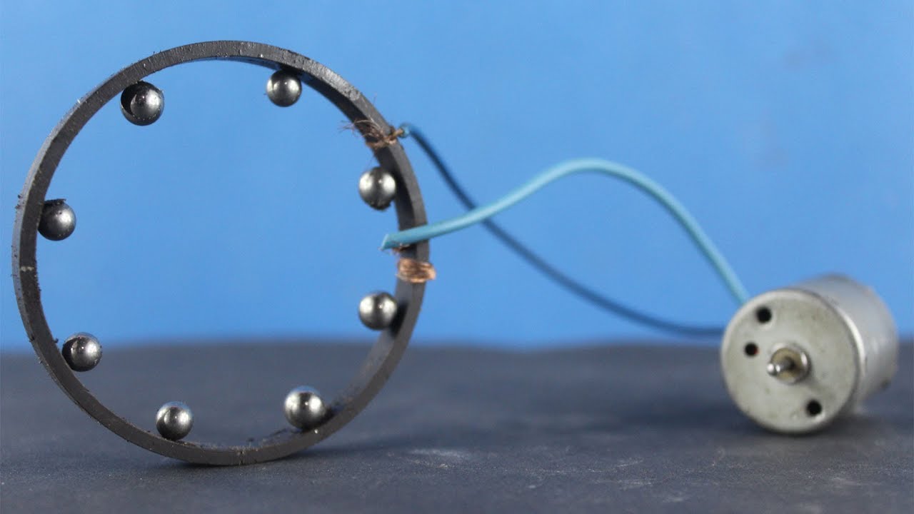 Free energy generator with magnet using DC motor at home