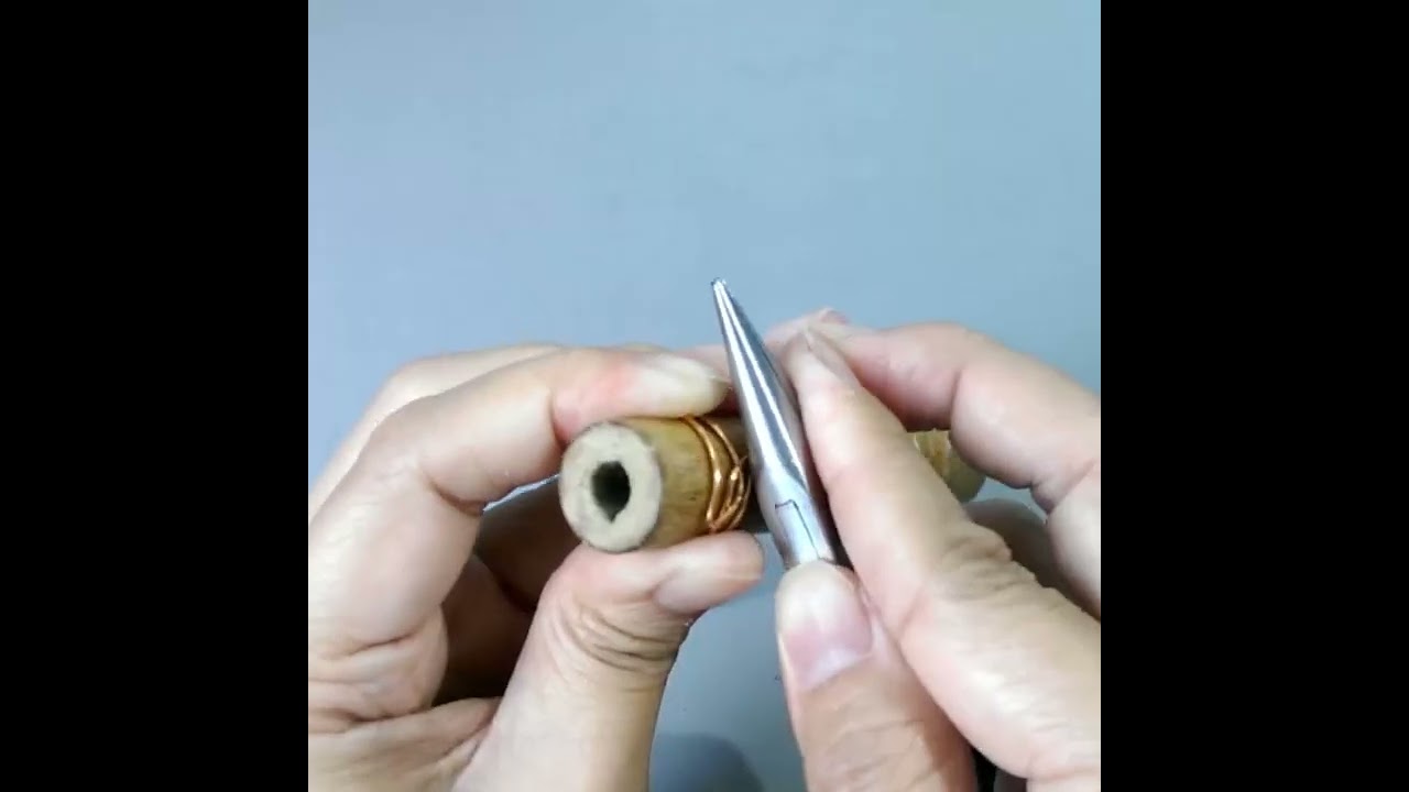 Wire knot ring | Simple | Jewelry for beginner | Copper wire | No stone ...