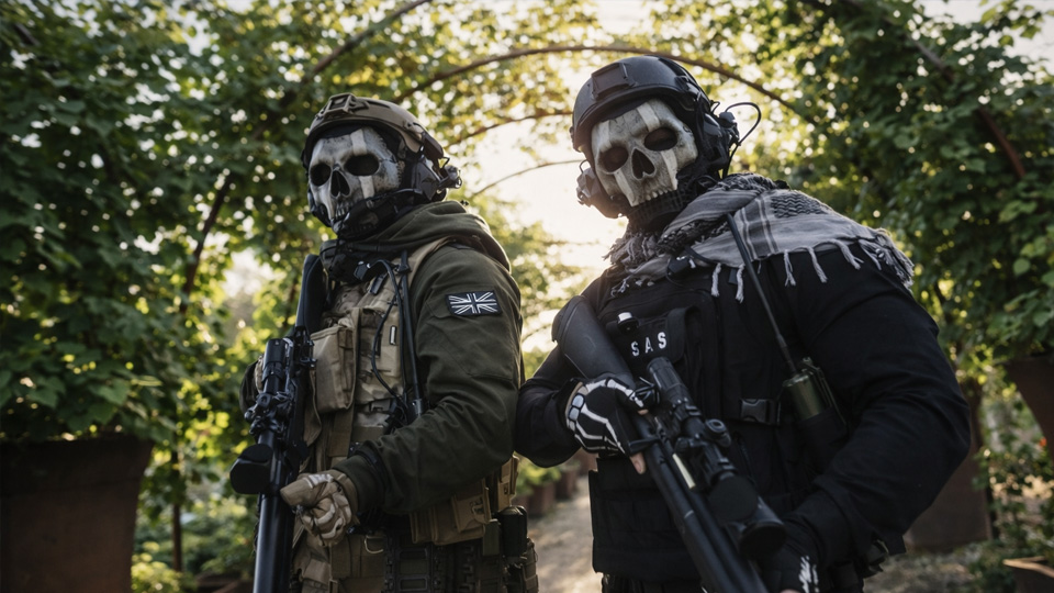 Tactical combat scene brings warfare game to life