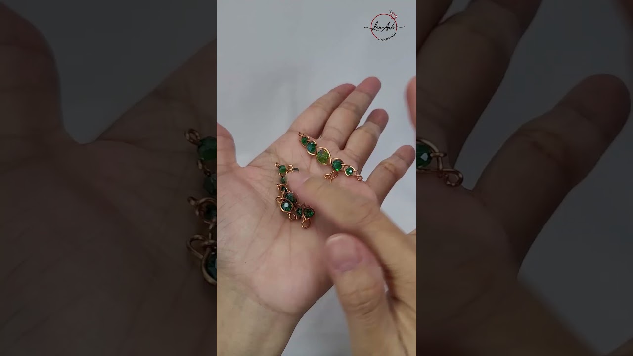 Easy chain bracelet ideas for beginners | 3-wire braid bracelet with ...