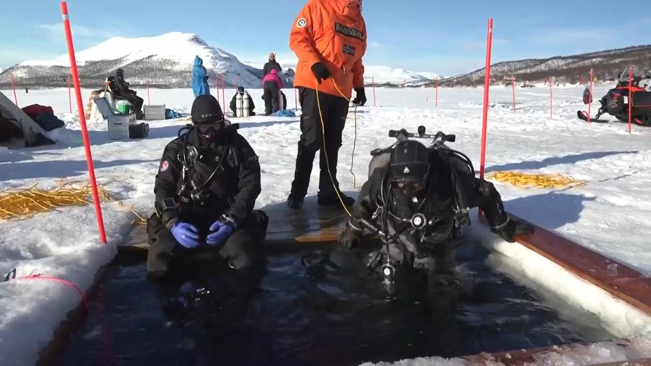 Scientists train to dive beneath polar ice as climate change warms the ...