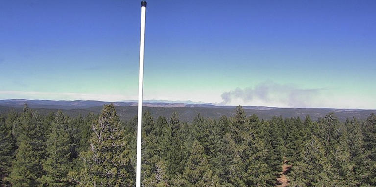 Sago fire burns on the Mescalero Apache Reservation