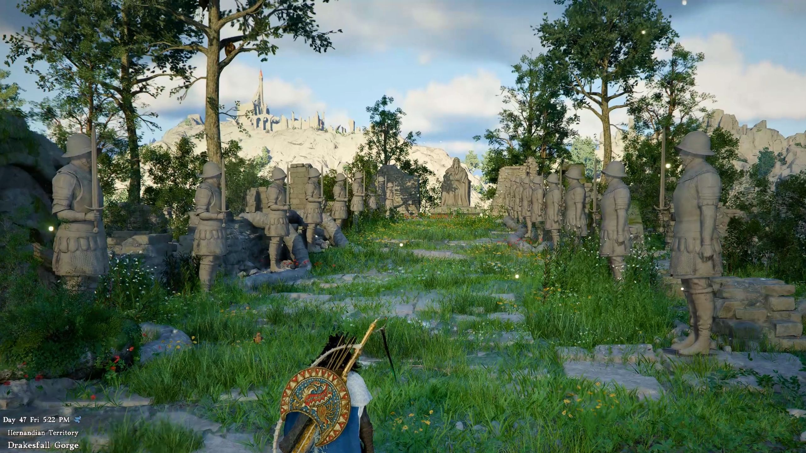 Drakesfall Gorge statues puzzle solution in Crimson Desert