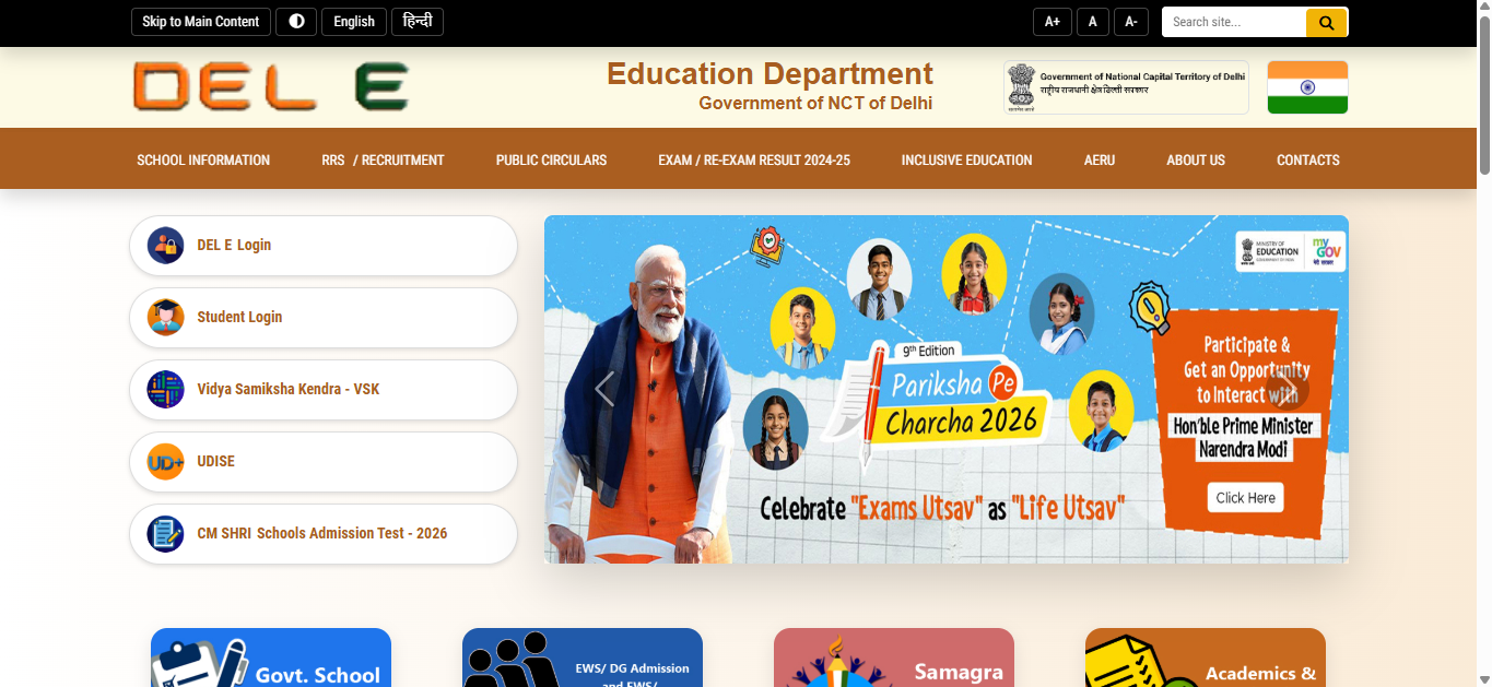 DOE Delhi school result 2025-26 for classes 6, 7, 8 released at edudel ...