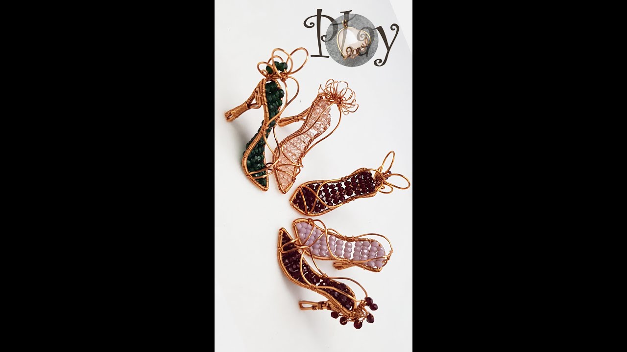 Play with wire | High heels | Fairy | Cinderella | Pendant ...