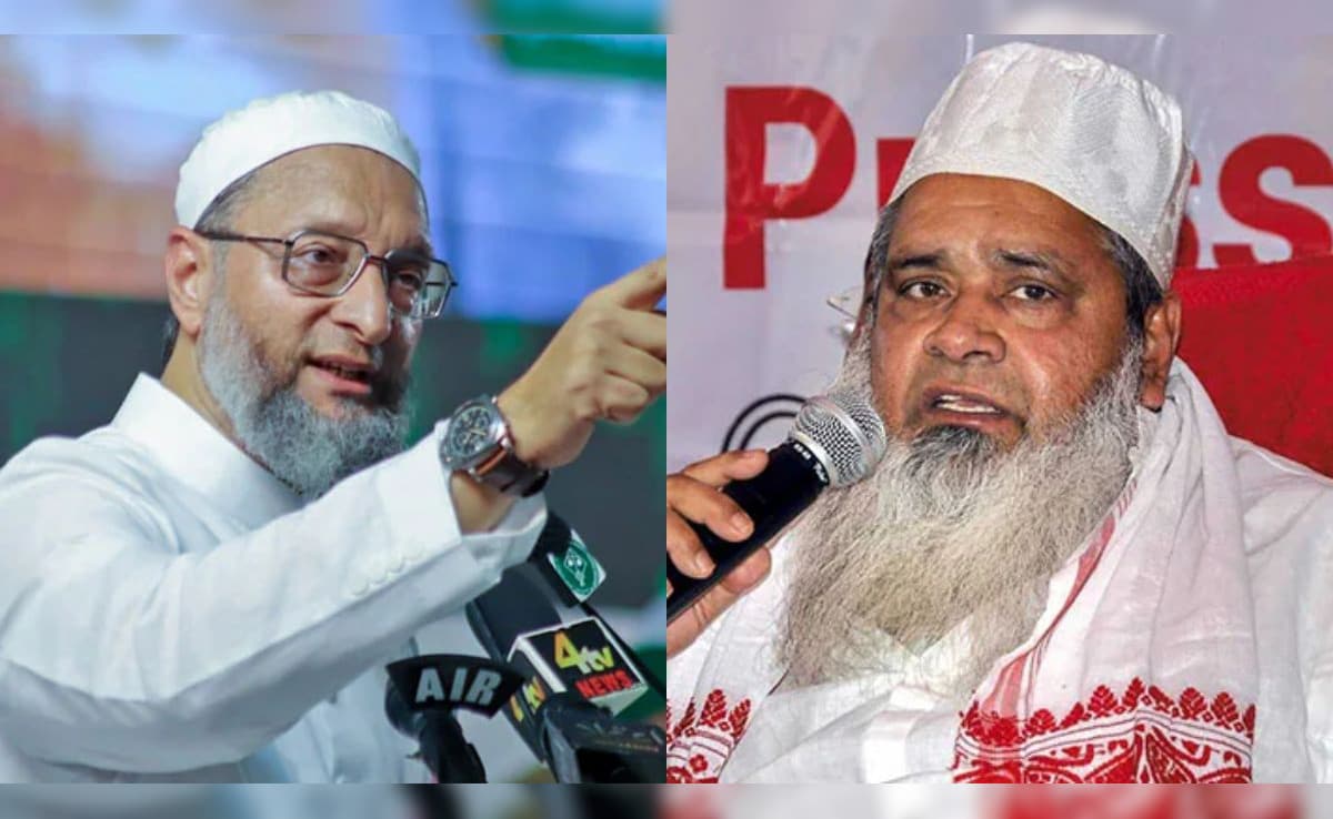 A Owaisi-Led AIMIM To Campaign For Badruddin Ajmal's AIUDF In Assam